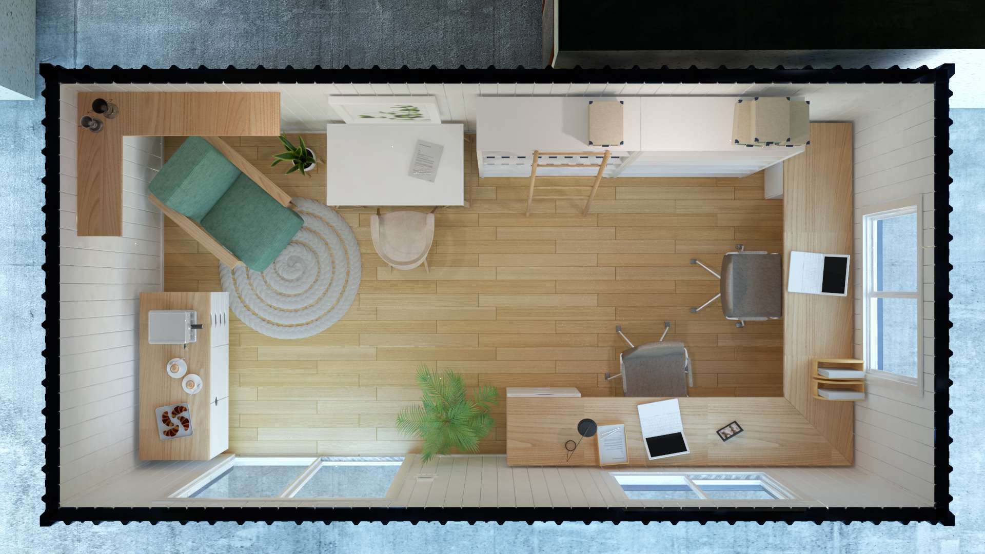 Skillion Steel Frames - Atlas Frames